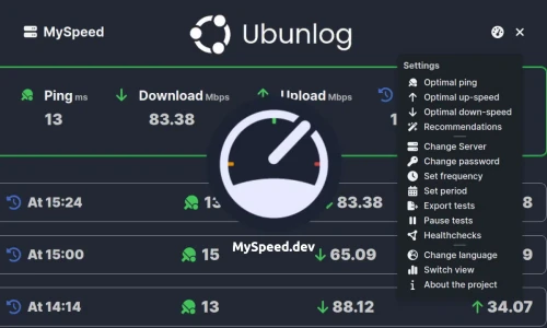 MySpeed - Automated Speedtests